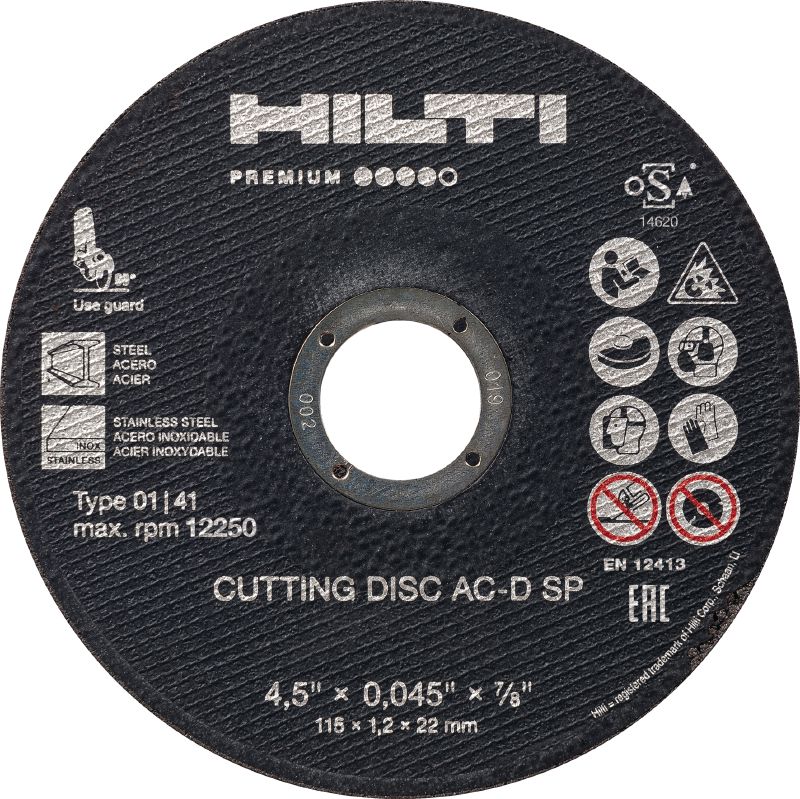 Cutting disc AC-D 100x1,0x16mm SP box - Hilti Kuwait